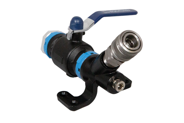 UnipipeAIR Wall Mounted Drop End with 20mm Ball Valve & Quick Coupling ...